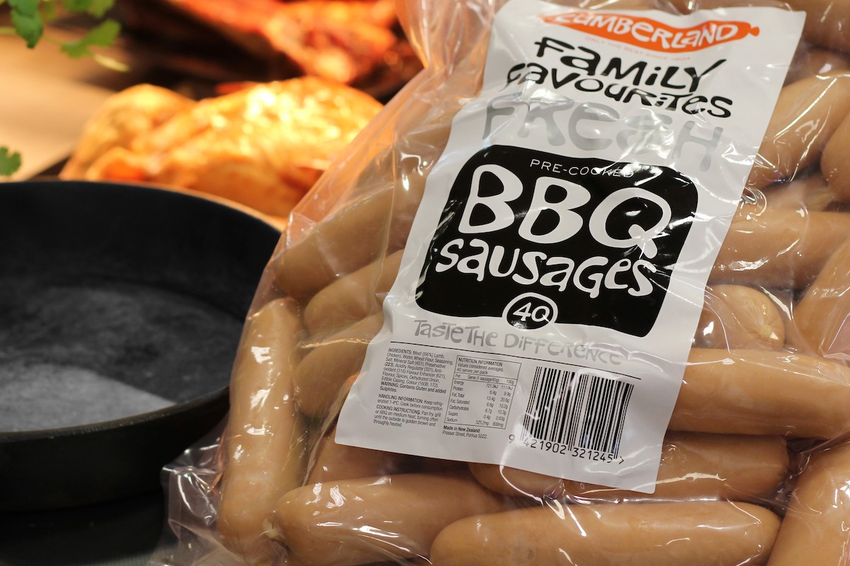 Cumberland Pre-Cooked BBQ Sausages 40 Pack - Prestons Master Butchers