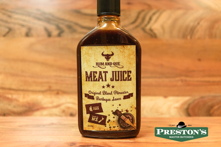 Rum and Que Meat Juice - Prestons Master Butchers